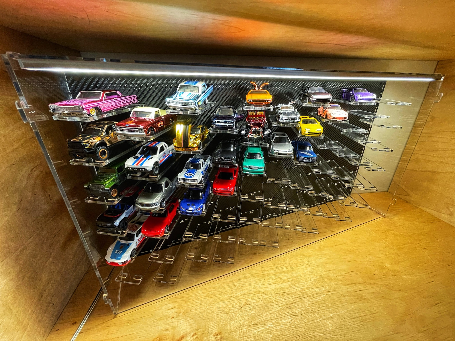 1/64 Diecast Display for Hot Wheels, Matchbox, Greenlight, Autoworld ...