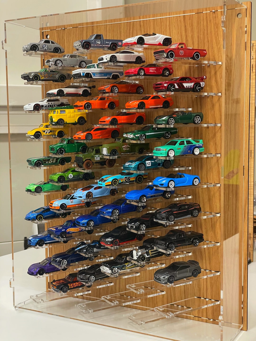 1/64 Diecast Display for Hot Wheels, Matchbox, Greenlight, Autoworld ...