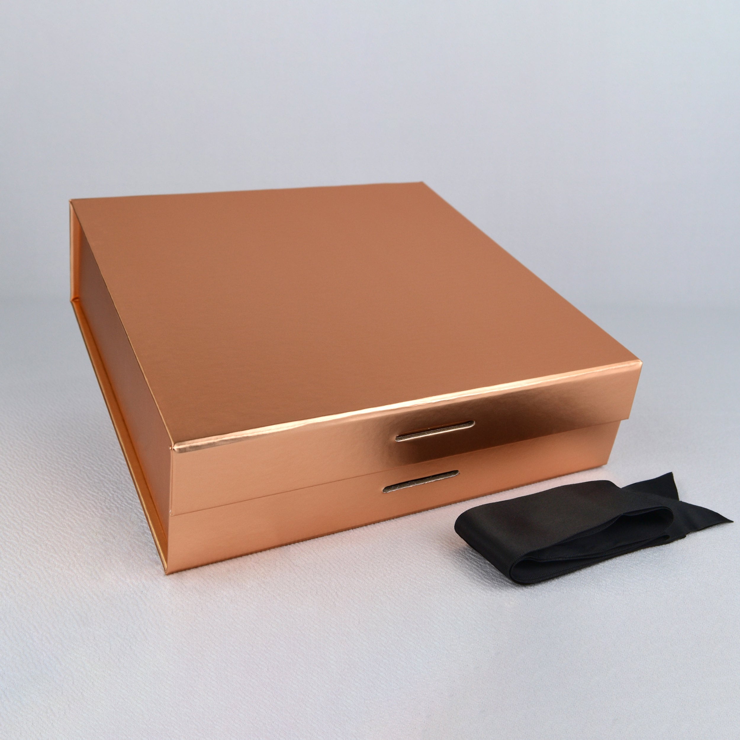 Square Gift Box, Magnetic Closure, Empty Gift Box, Satin Ribbon ...