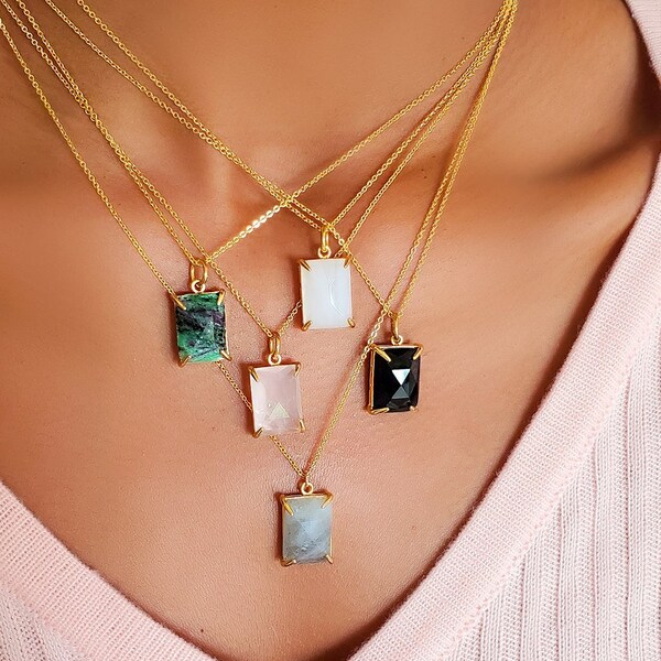 Rectangle Crystal - Etsy