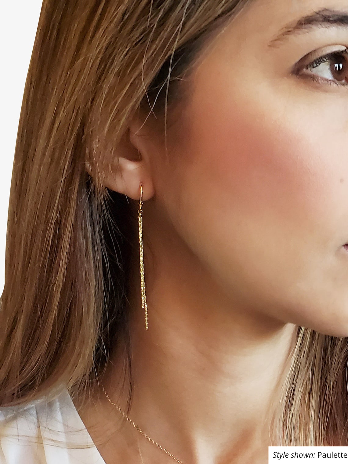 Long Chain Earrings 3 Styles Chain Tassel Earrings Gold - Etsy