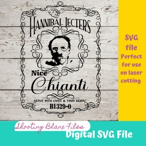 Horror Whiskey Flask Labels SVG Files | Halloween Whisky | Glowforge ...