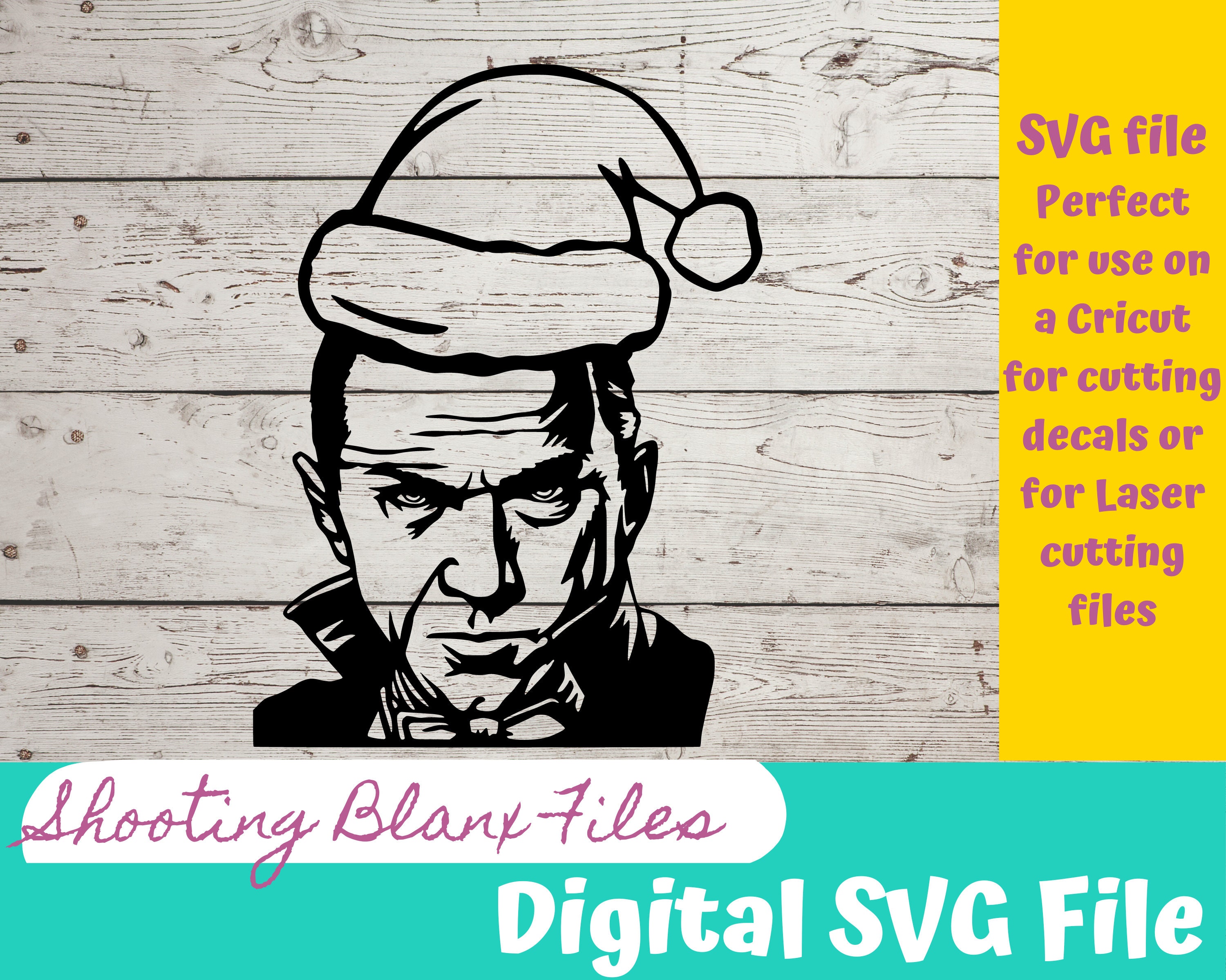 Classic Horror Christmas SVG Files Perfect for Cricut Also - Etsy