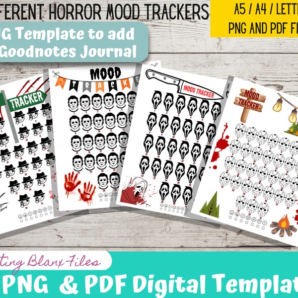 Horror Journal Pages - Etsy