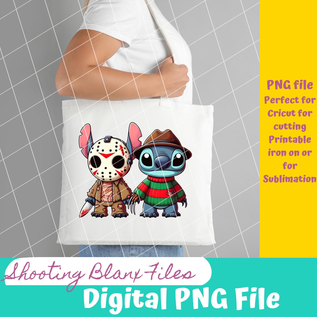 Horror Stitch, Freddy and Jason, PNG File, DIGITAL File ONLY, Sticker ...