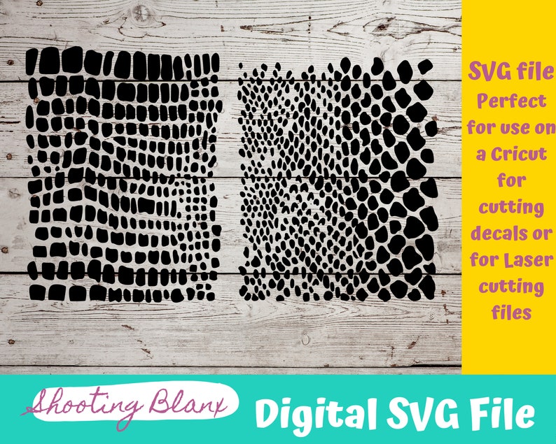 Reptile Pattern SVG Files Perfect for Cricut Cameo or | Etsy