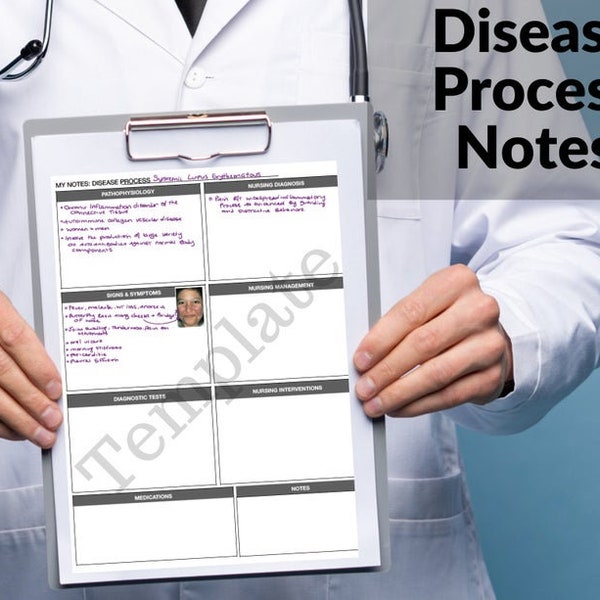 Disease Template - Etsy