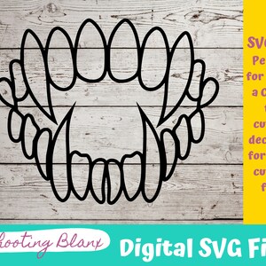 Teeth / Bite Bundle SVG Files Perfect for Cricut, Cameo, or Silhouette ...