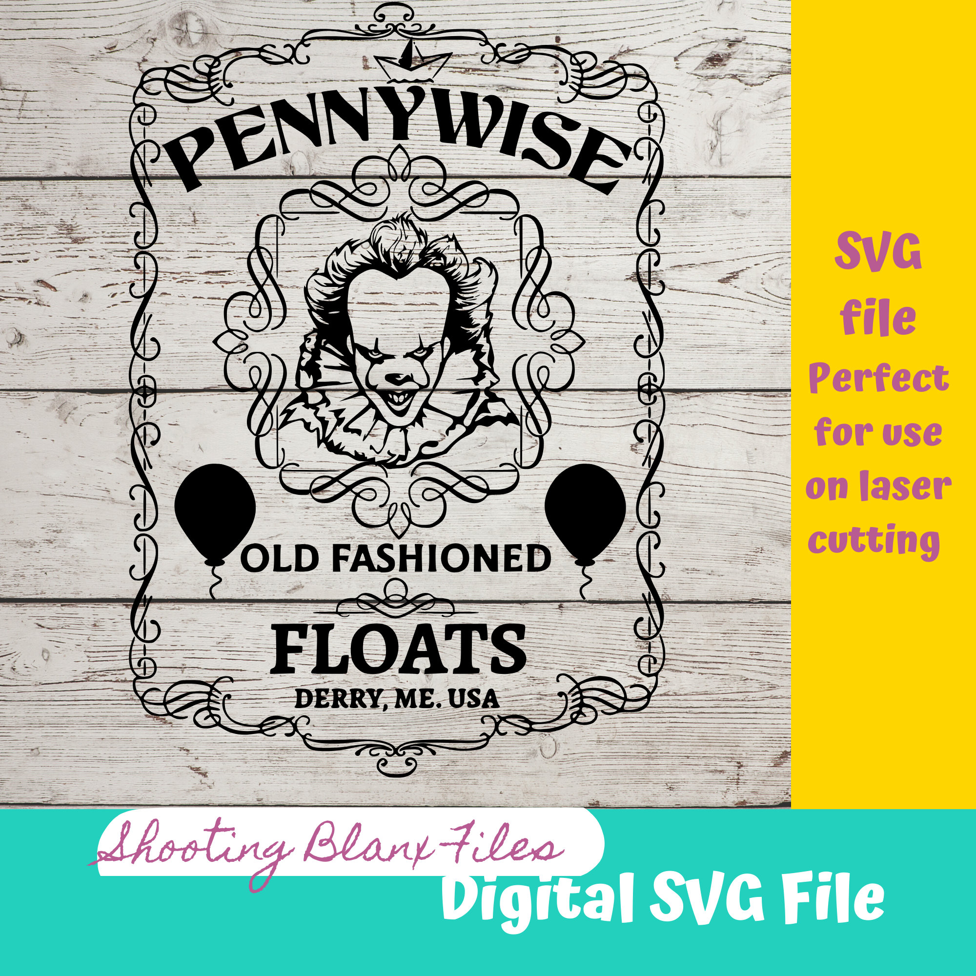 Horror Whiskey Flask Labels SVG Files | Halloween Whisky | Glowforge ...