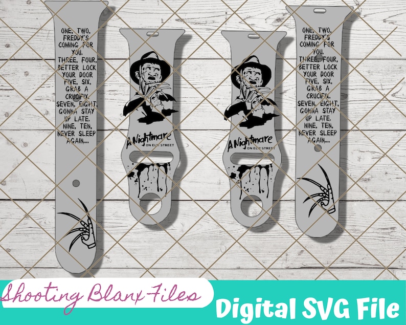 Freddy Krueger Watch Band SVG Digital File for Watch Bands - Etsy