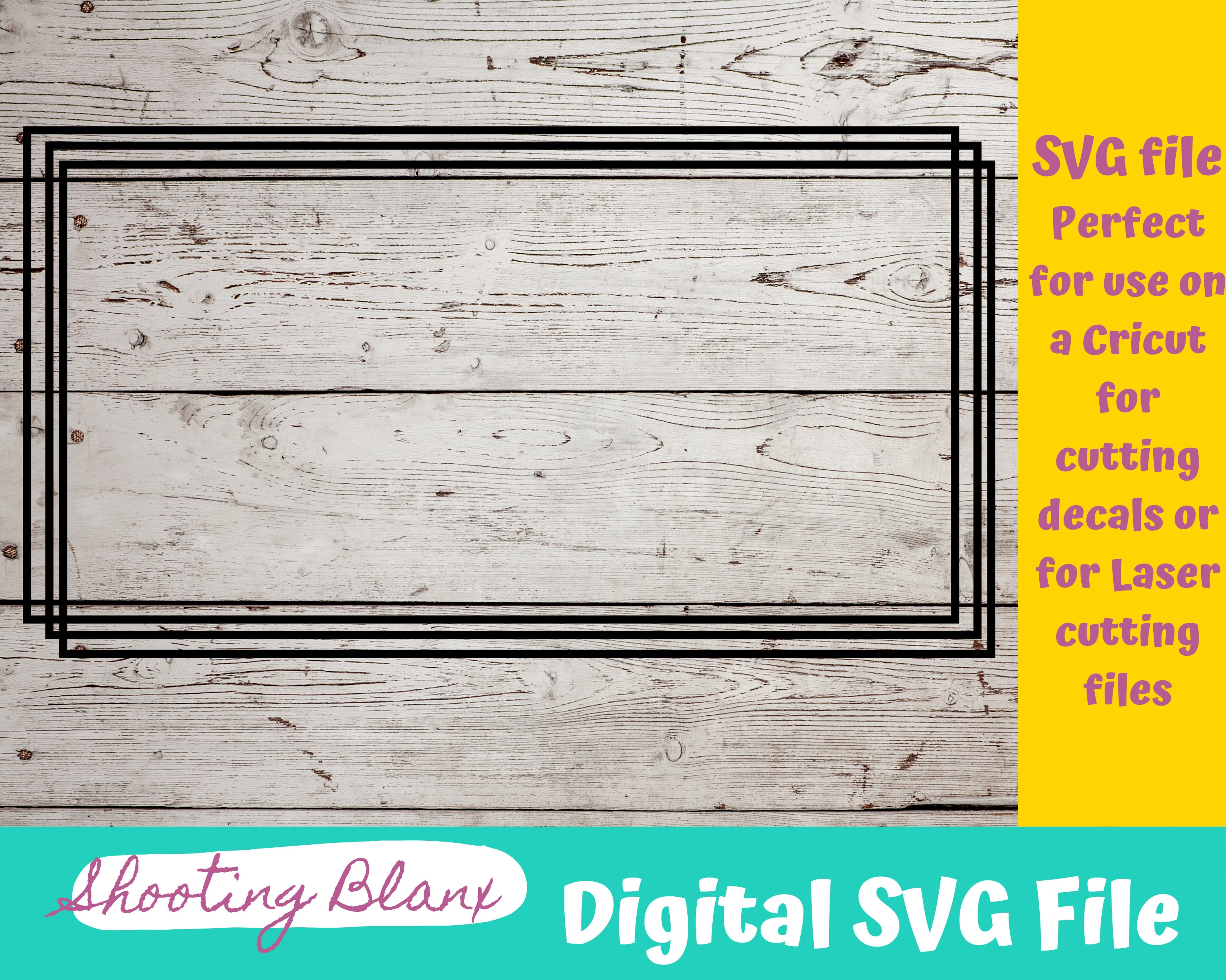 Line Shaped Frame Bundle SVG Files Perfect for Cricut Cameo - Etsy