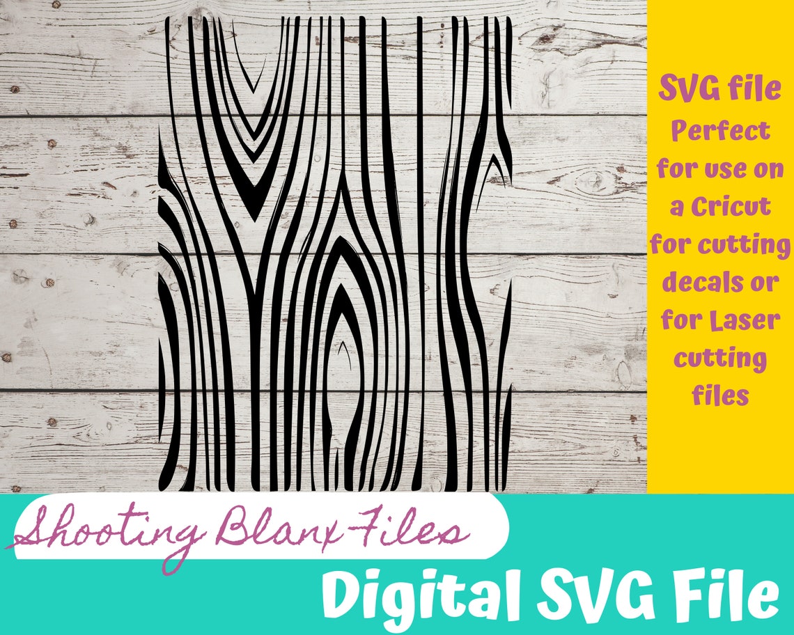 Wood Pattern SVG File Perfect for Cricut Cameo or Silhouette - Etsy