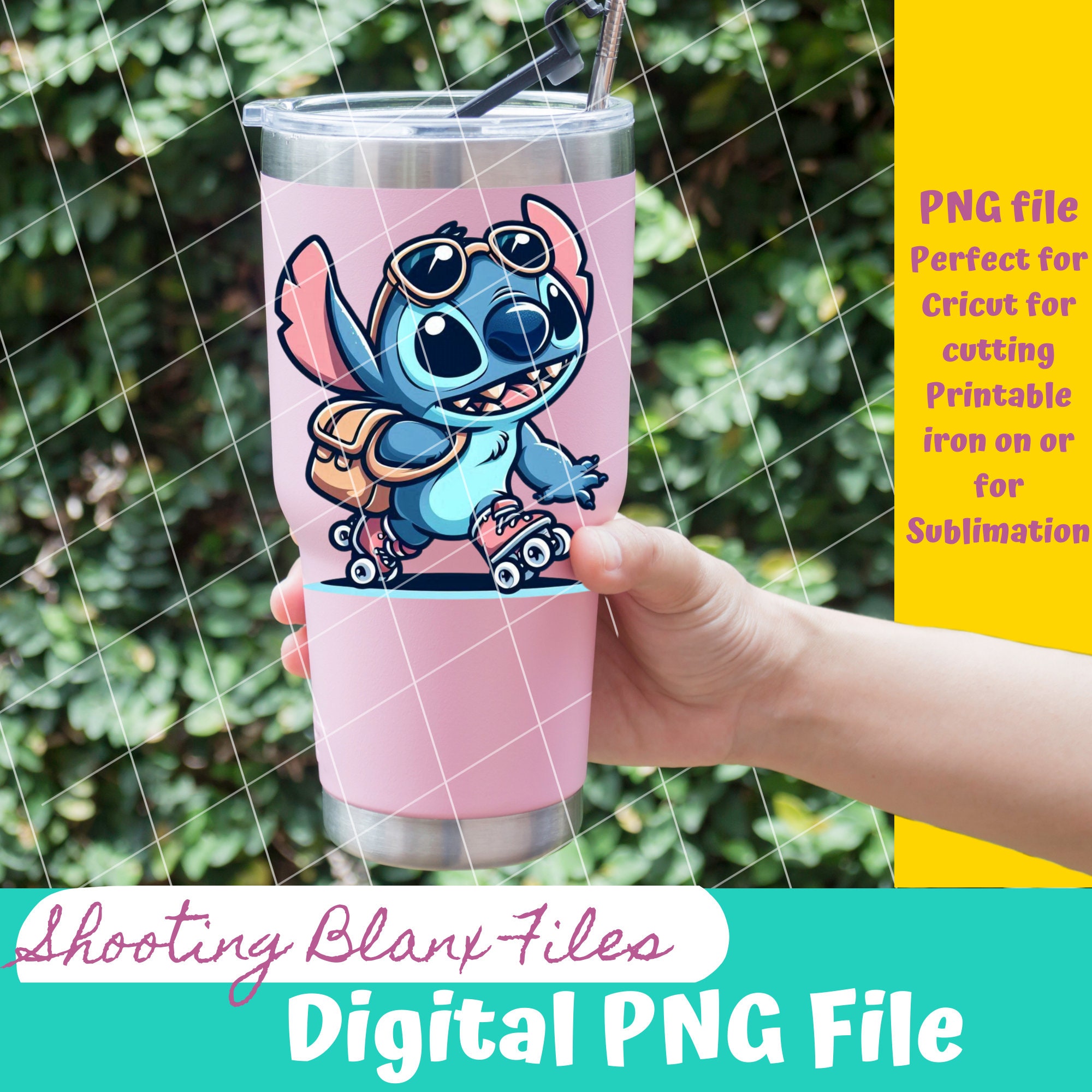 Stitch Roller Skating PNG File: Summer Vibes (digital Download) - Etsy