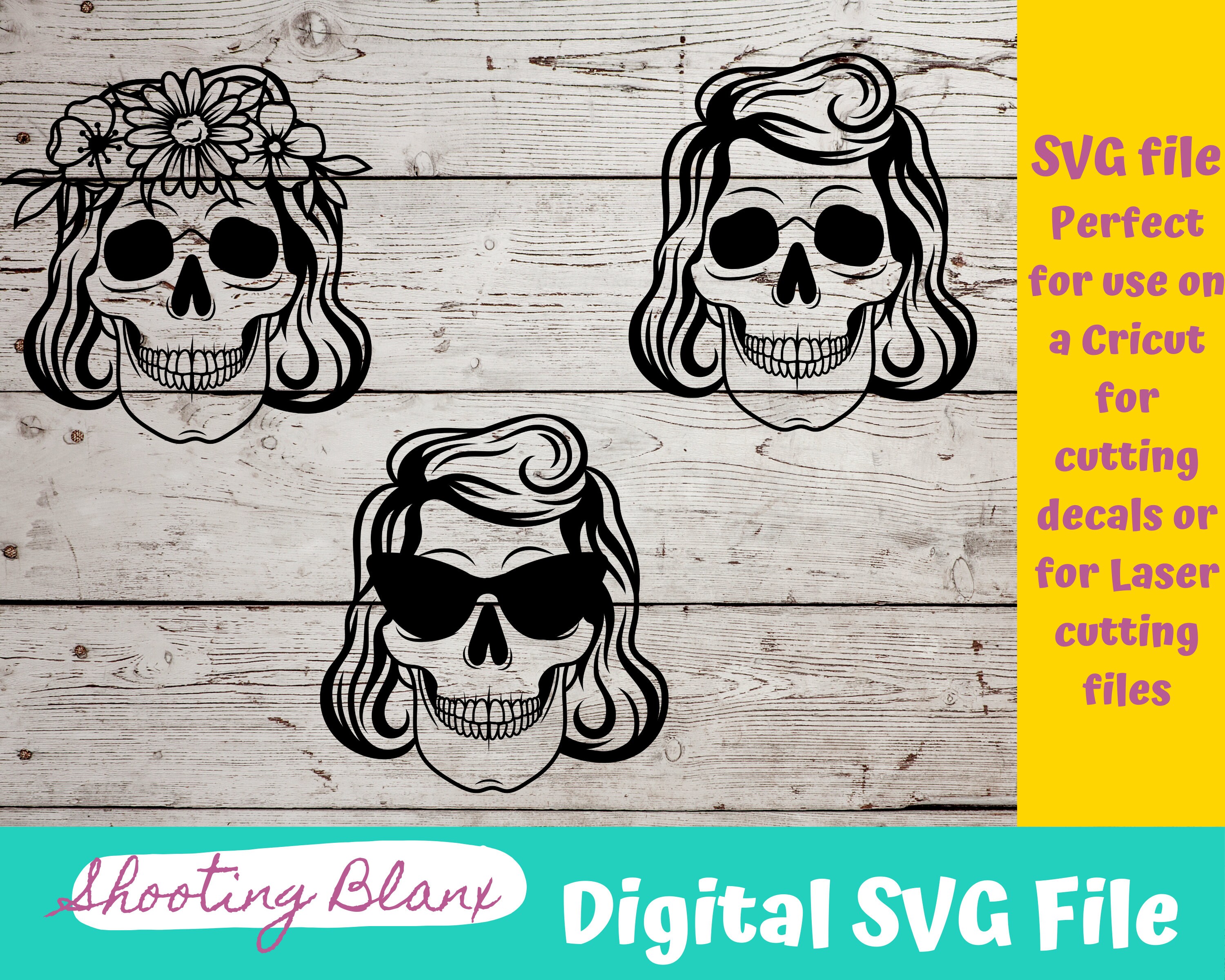 Womanly Skeleton Tattoo Art Bundle SVG Files Perfect for - Etsy