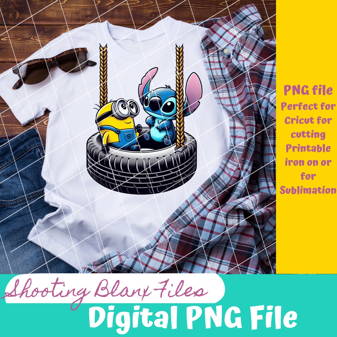Stitch & Friend Tire Swing PNG: Summer Sublimation File (digital) - Etsy