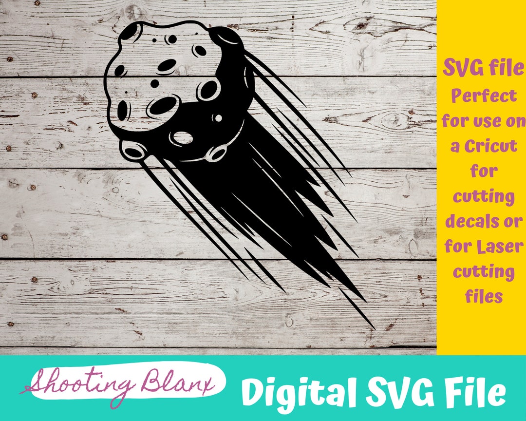 Outer Space Meteor SVG Files Perfect for Cricut, Cameo, or Silhouette ...