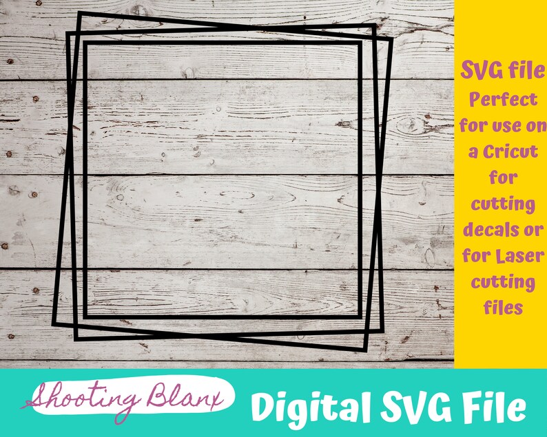 Line Shaped Frame Bundle SVG Files Perfect for Cricut Cameo | Etsy