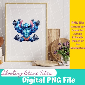 Workout Stitch PNG: Gym Fitness Design (digital File) - Etsy