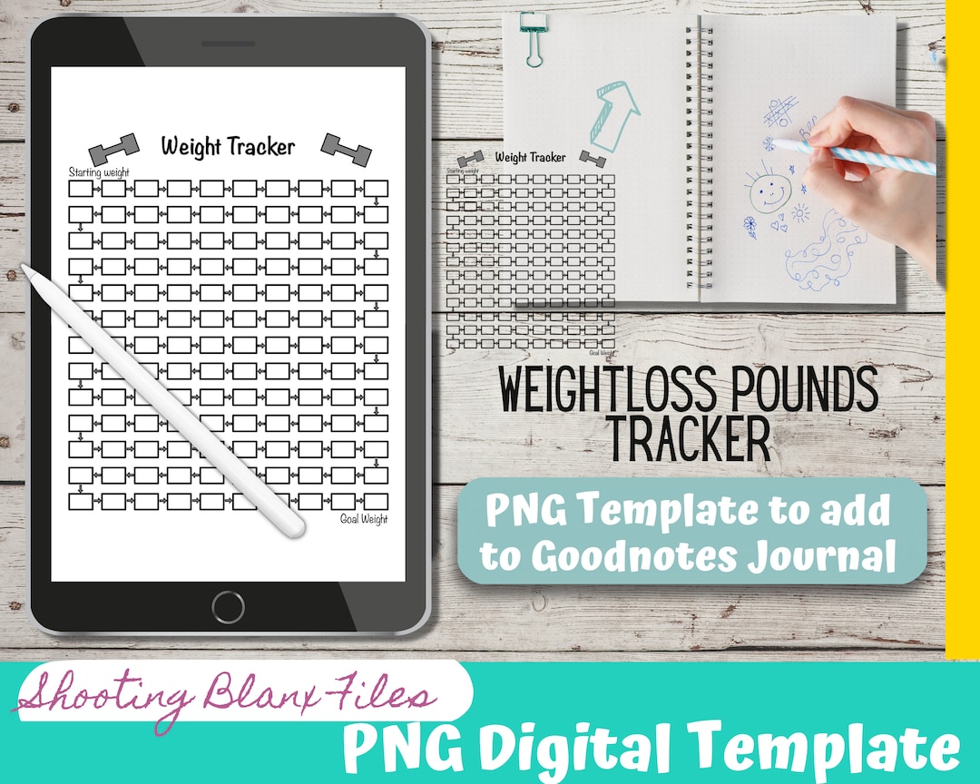 Weight Loss Pounds Tracker / Year at a Glance Tracker / Weight Loss ...