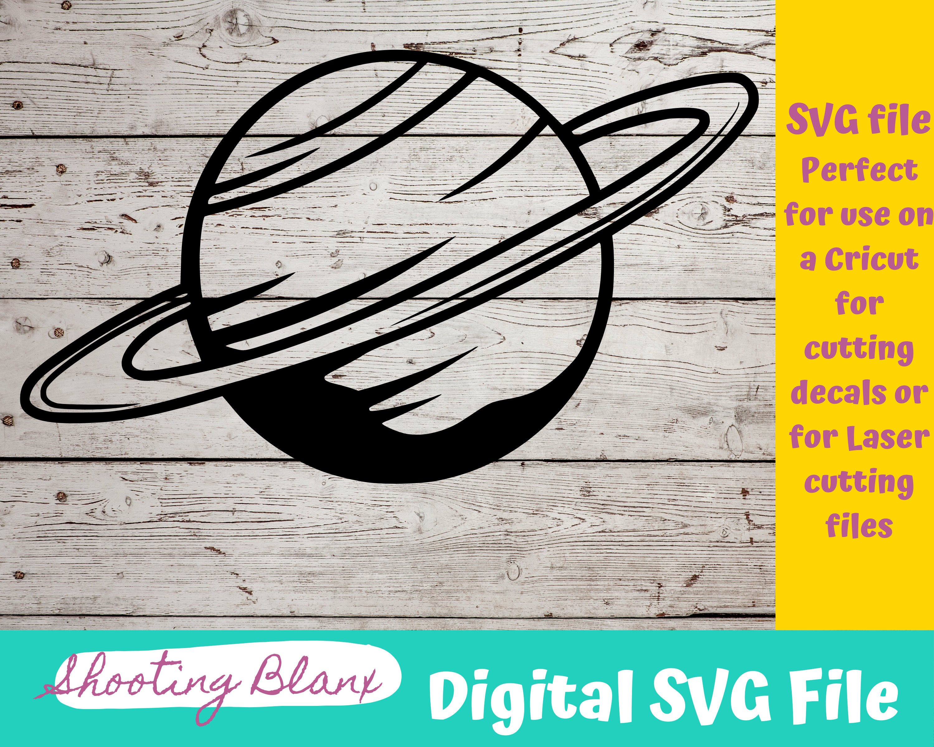 Outer Space Planet SVG Files Perfect for Cricut Cameo or - Etsy