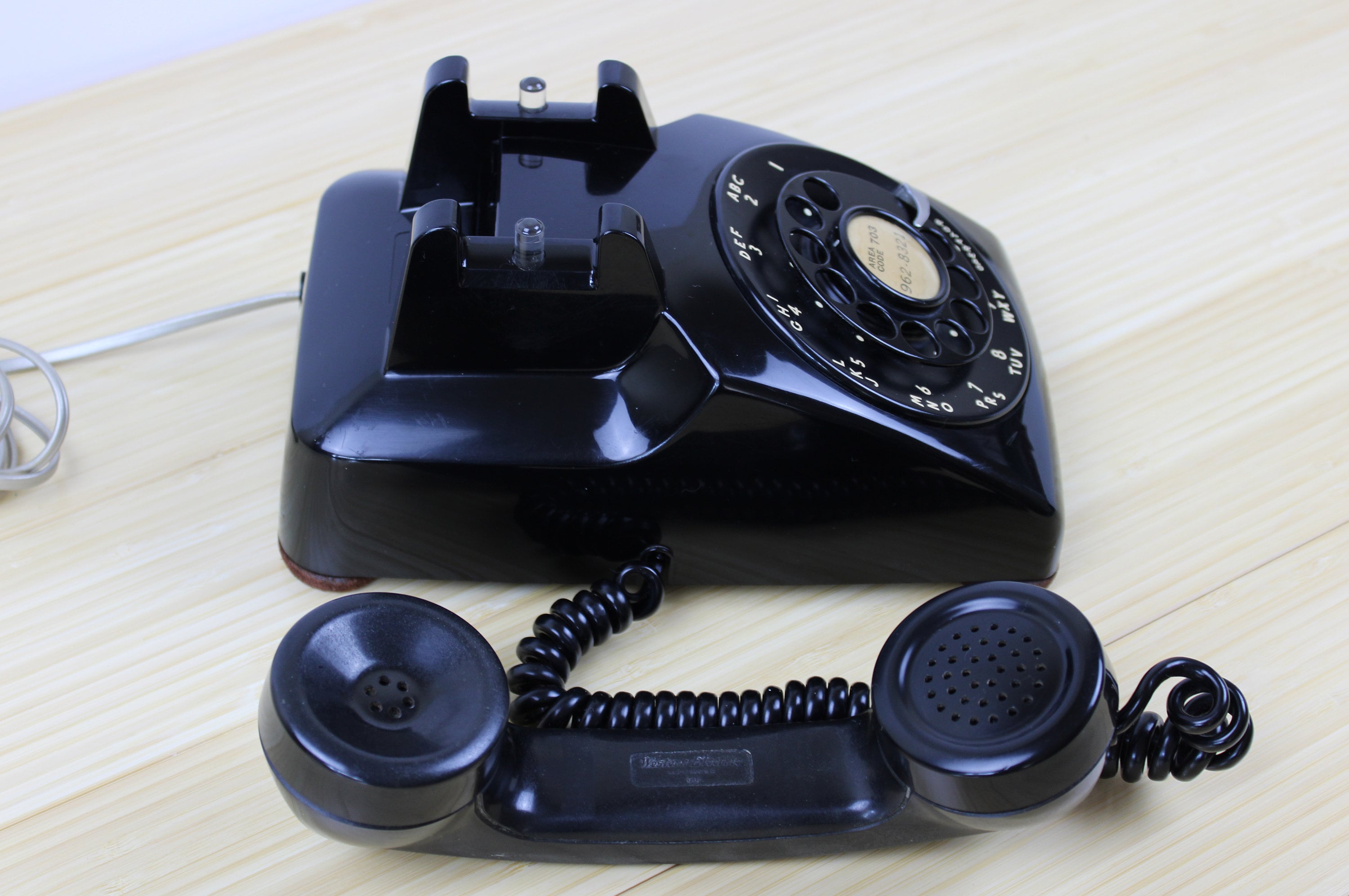 1955 Working Western Electric Black Rotary Phone Model 500 W/ - Etsy