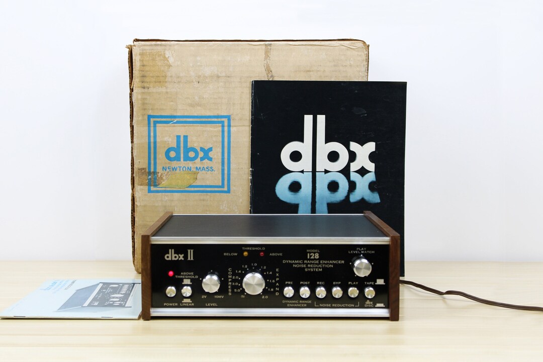 1977 DBX II 128 Dynamic Range Enhancer Noise Reduction System in Box ...