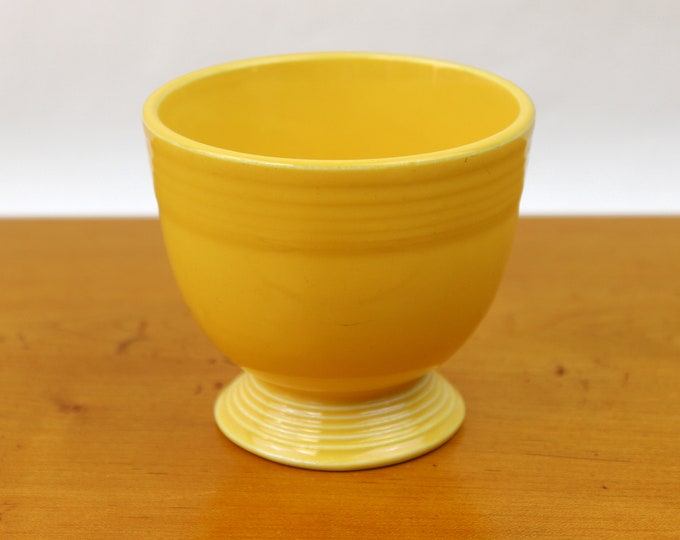1940s Fiesta Yellow Footed Egg Cup, Original Fiestaware Homer Laughlin ...
