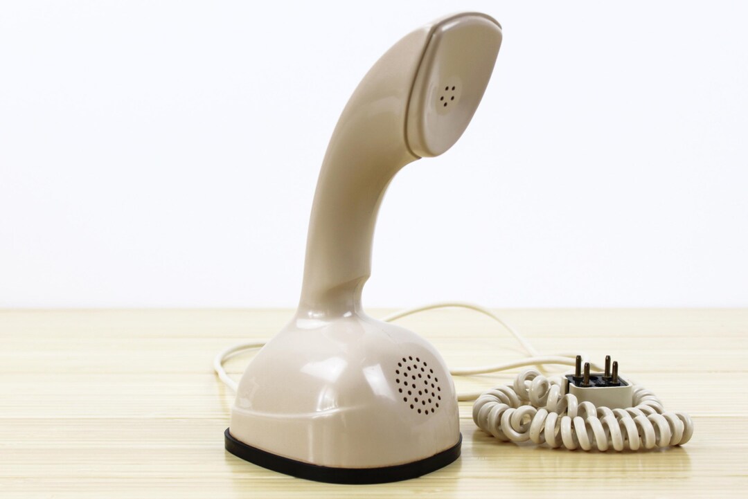 Vintage Ericofon Cobra Rotary Dial Telephone in Biscuit Tan Makes Calls ...
