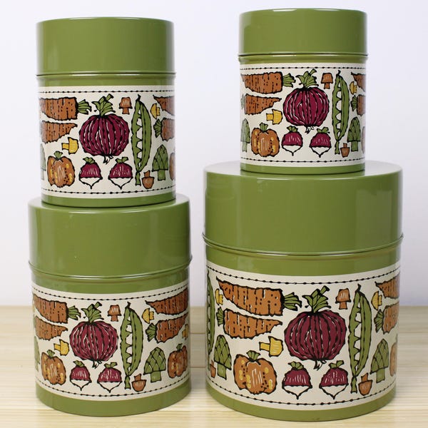 70s Canisters - Etsy