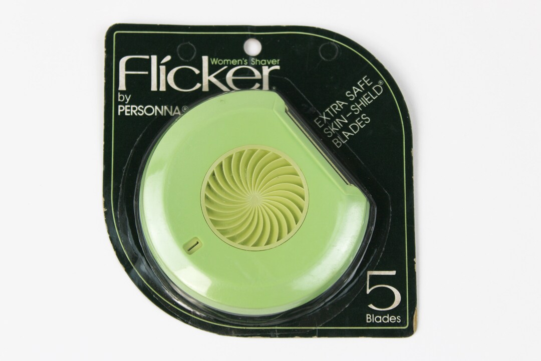 Vintage 70's Flicker by Personna Womens Shaver Safety - Etsy