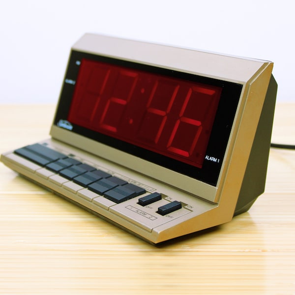 80s Alarm Clock - Etsy