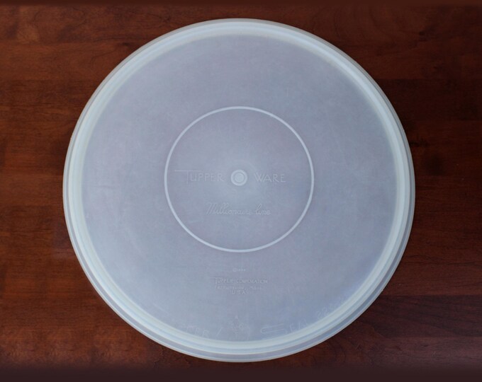Vintage 1954 Tupperware Tupper Seal Lid 224 Fits Fix-n-mix Bowl 12.75 ...