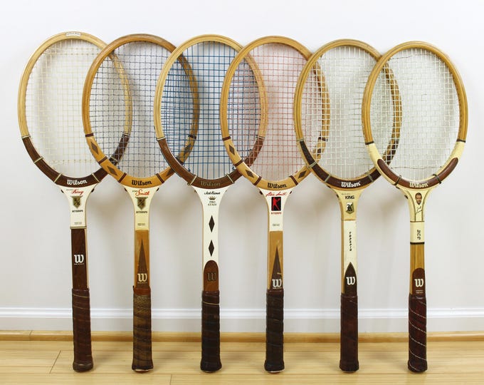 Antique 1920s Wooden Tennis Racquet Narragansett Machine Company ...
