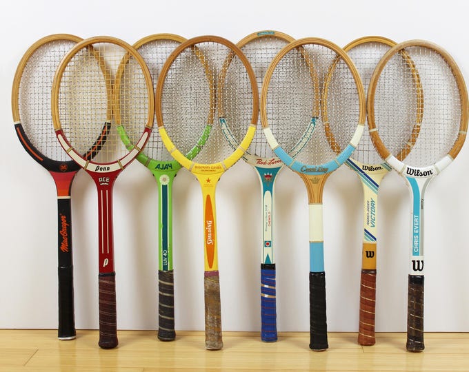 Vintage Wooden Squash Racket - Rustic Squash Racket for Decor - Etsy