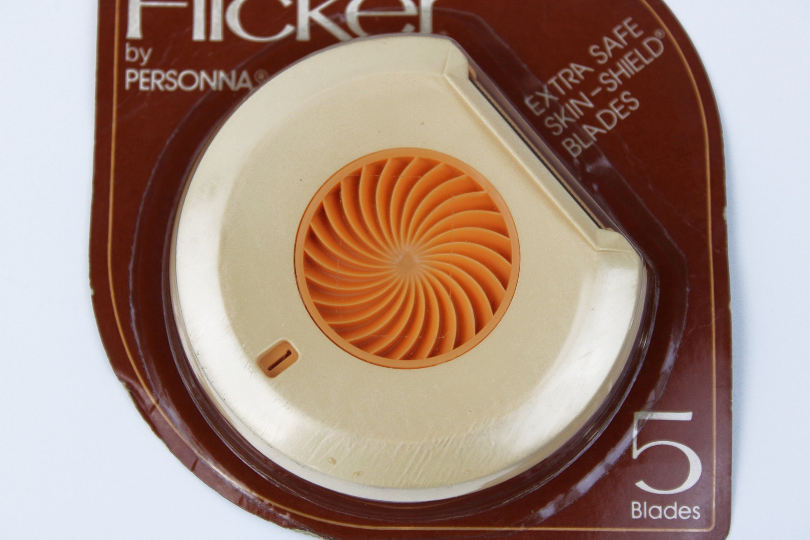 1970's Flicker Razor Womens Shaver Peach Razor New in - Etsy