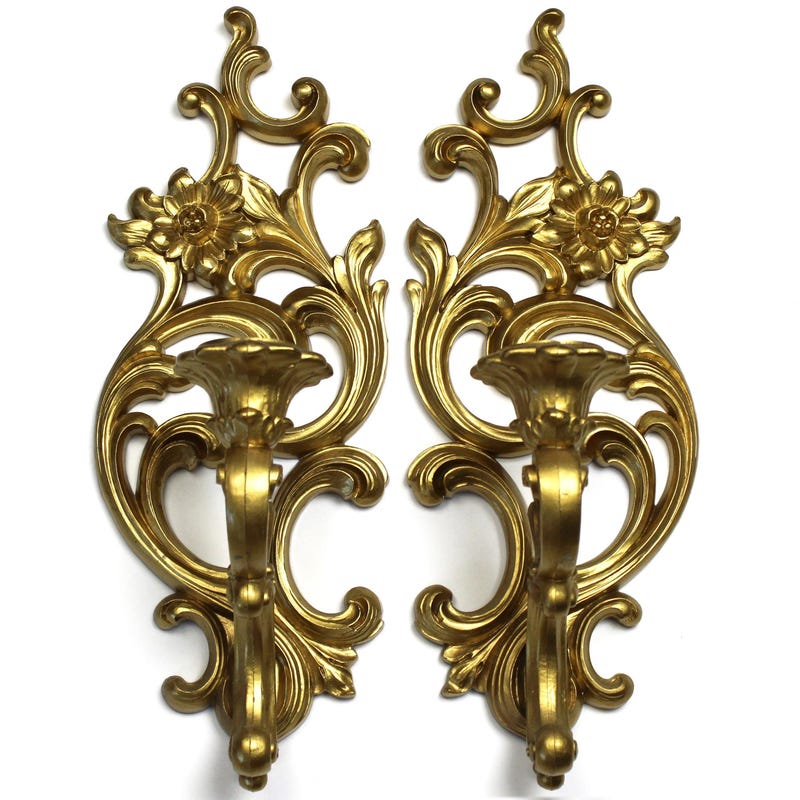 Syroco Sconces - Etsy