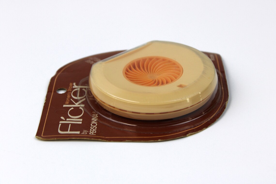 1970's Flicker Razor Womens Shaver Peach Razor New in - Etsy