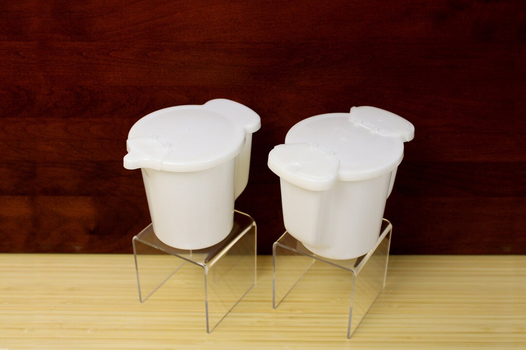 Vintage 1950's Tupperware Creamer 574 and Sugar Bowl 577 W/ Flip Top ...