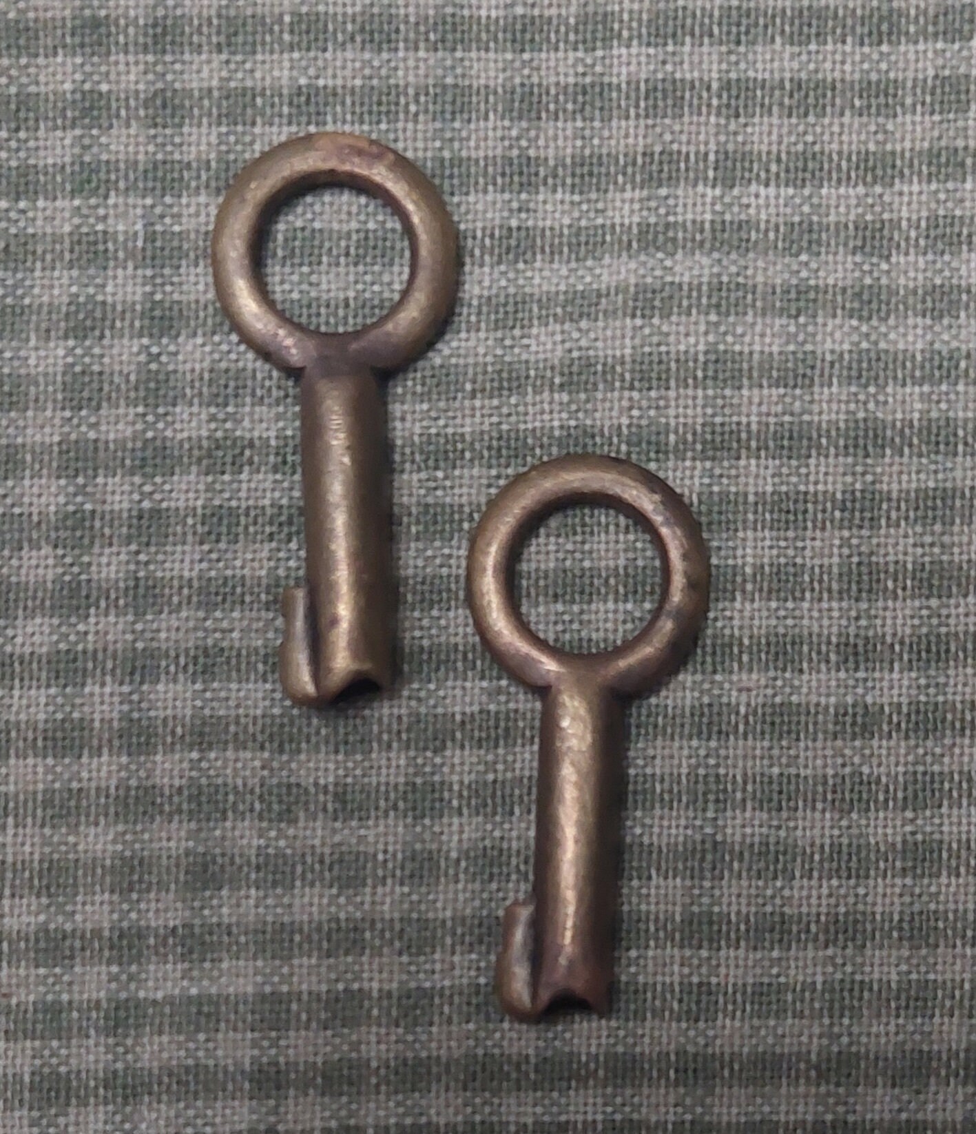 Set of 2 Vintage Brass Railway Switch Keys - Etsy