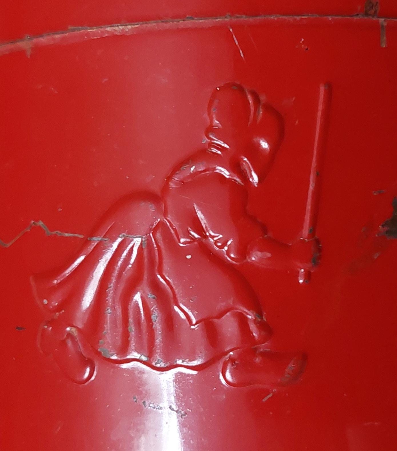 Vintage Old Dutch Cleanser Powder Red Tin Shaker Dispenser - Etsy