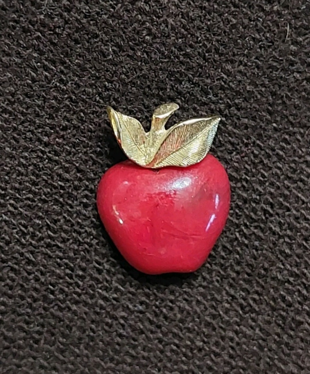 Vintage Avon Red Apple Pin - Etsy
