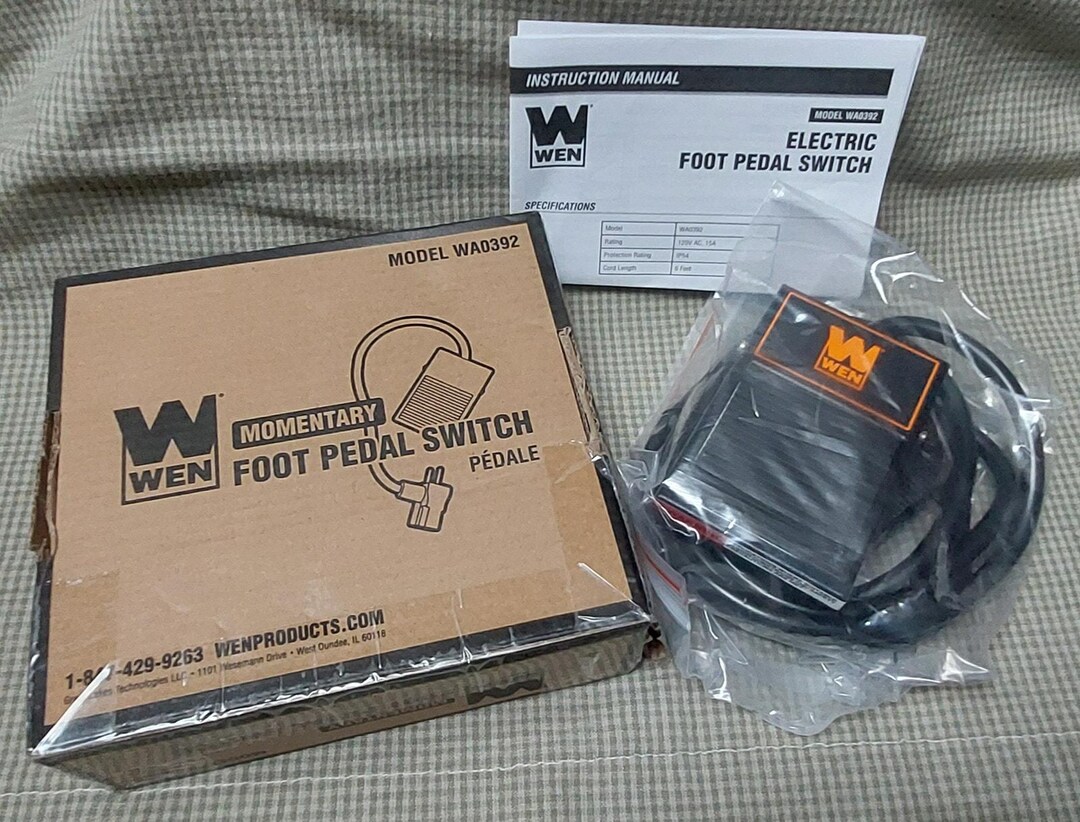 Wen Electric Momentary Foot Pedal Switch Model # WAD39 Power Tools - Etsy