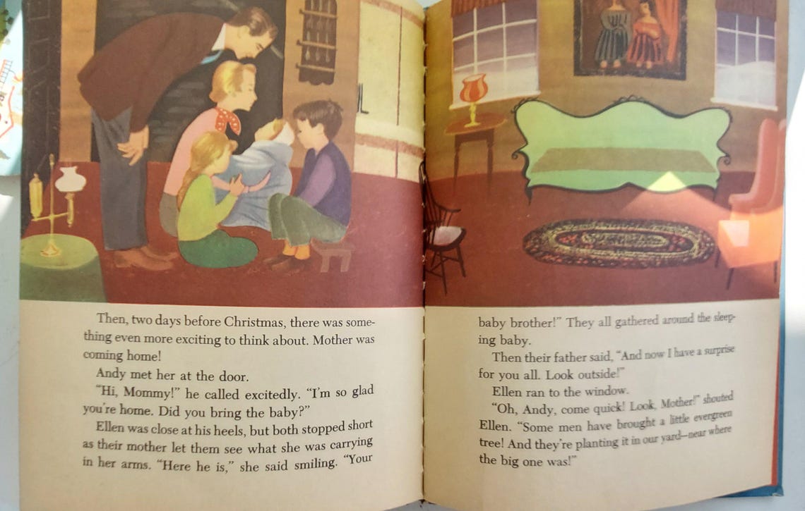Vintage 1954 the Most Beautiful Tree in the World Children's Christmas ...