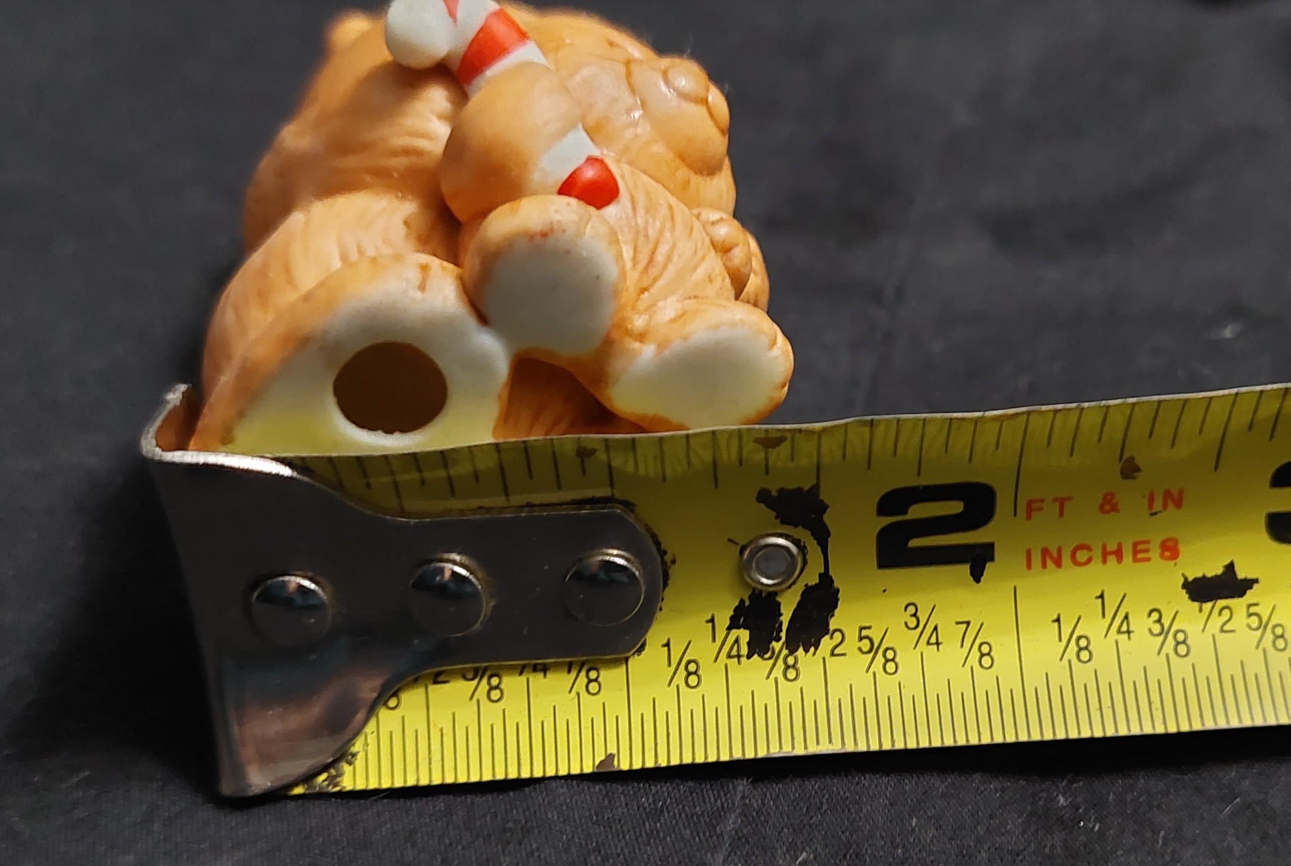 Vintage Avon Mini Ceramic Christmas Teddy Bears With Candy Cane Figure ...