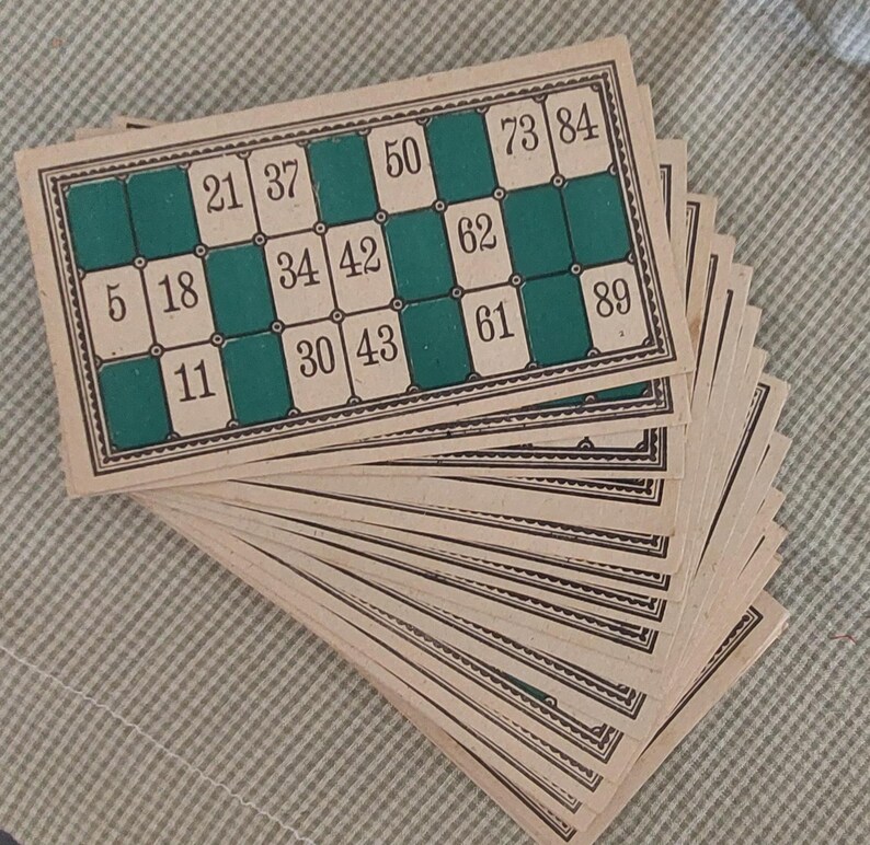 Antique 1800s Lotto Game Cards Mcloughlin Bros. - Etsy