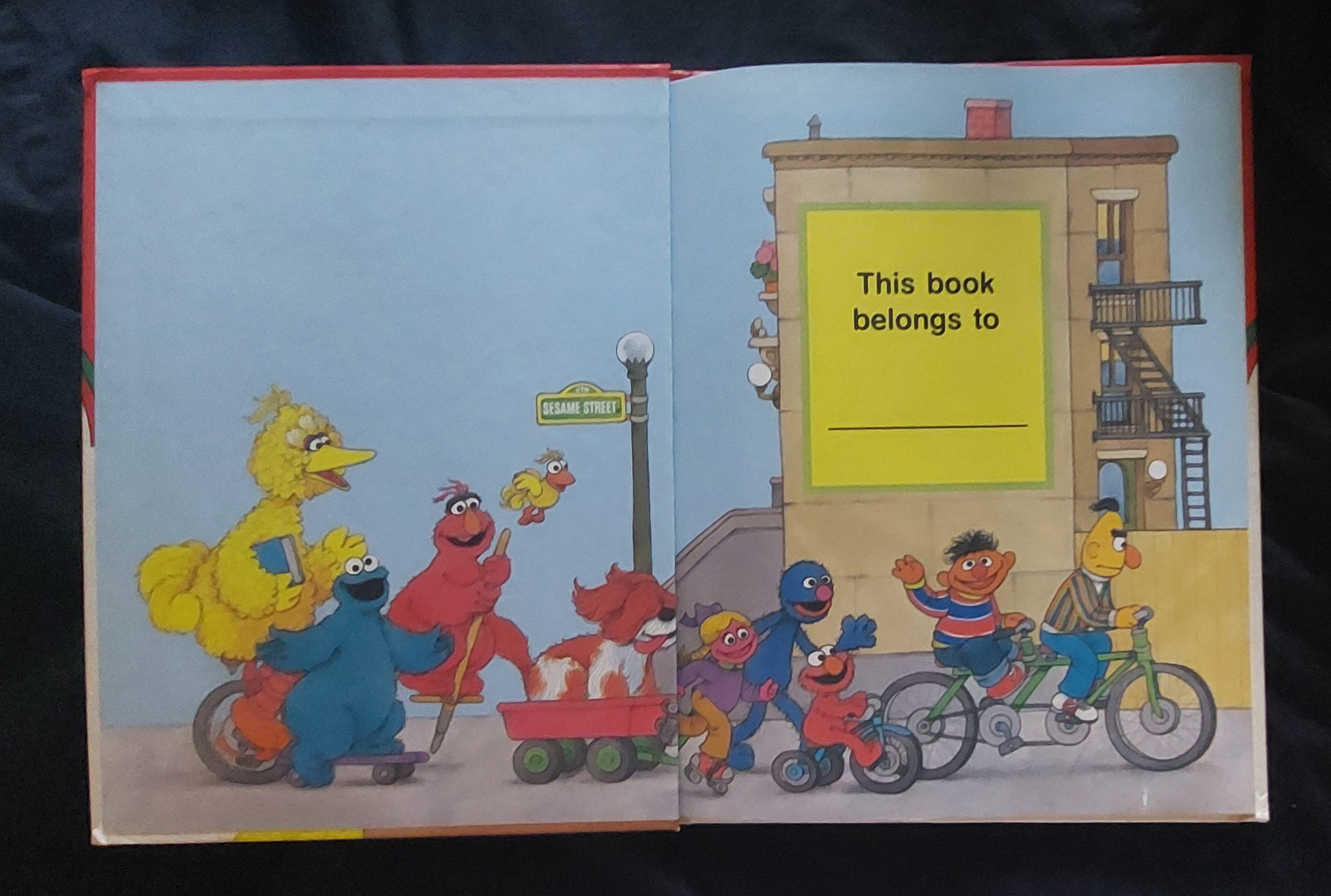 Vintage 1989 Sesame Street My Abcs Hardcover Children's Book - Etsy