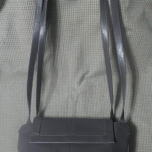Vintage Lou Taylor Gray Handbag Pocketbook Purse With Swivel Mirror - Etsy