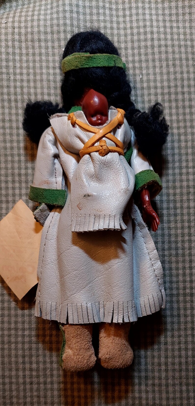Vinyage Carlson Dolls Indian Princess With Papoose on Back - Etsy