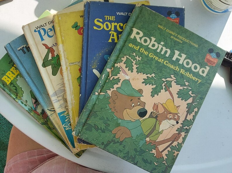 Lot of Seven 1973 Disney's Book Club Books - Etsy
