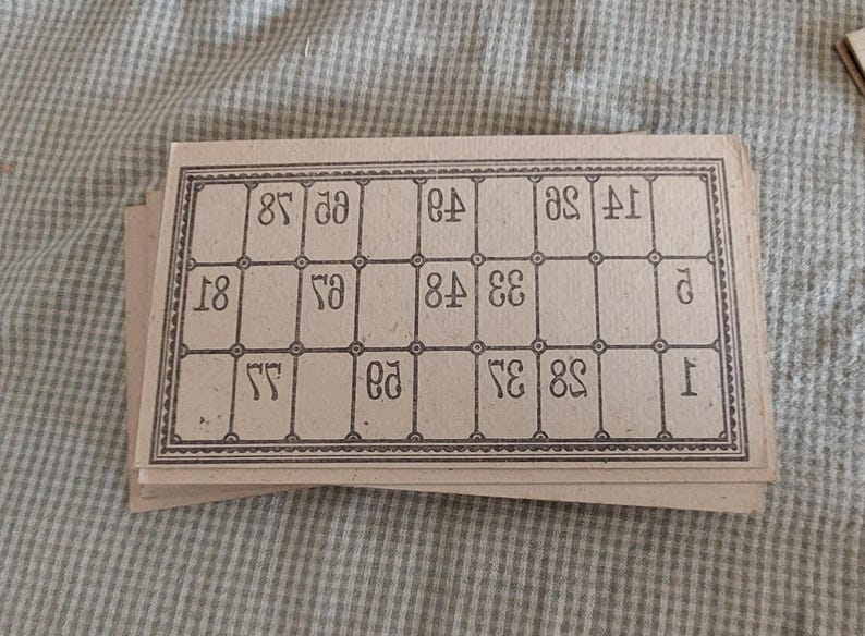 Antique 1800s Lotto Game Cards Mcloughlin Bros. - Etsy